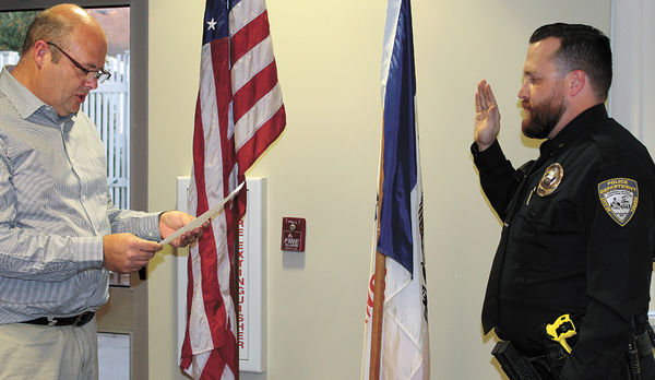 Shepard sworn-in as Toledo Police Chief | News, Sports, Jobs - Tama ...